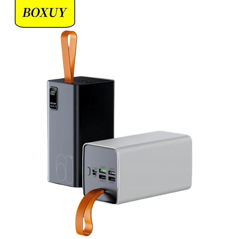 Large Capacity 60000mah 5 Port Output Power Banks Digital Display Usb ...