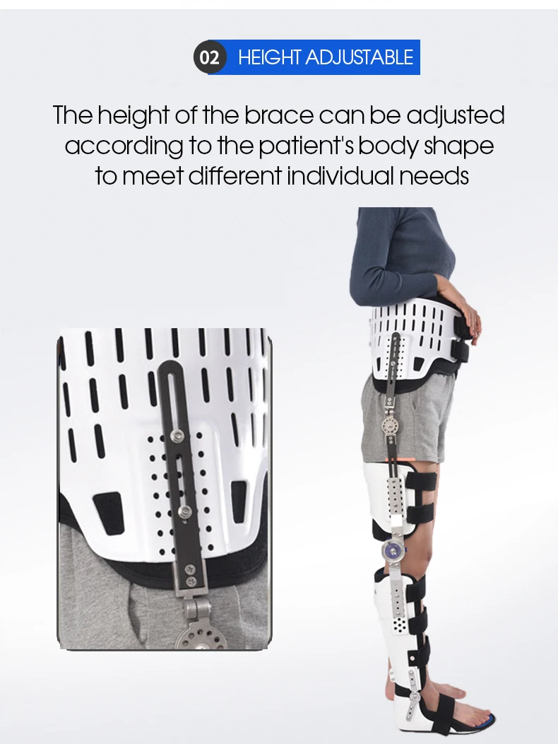 Medical Therapy Equipment Adjustable Knee Fixation Brace Fracture ...