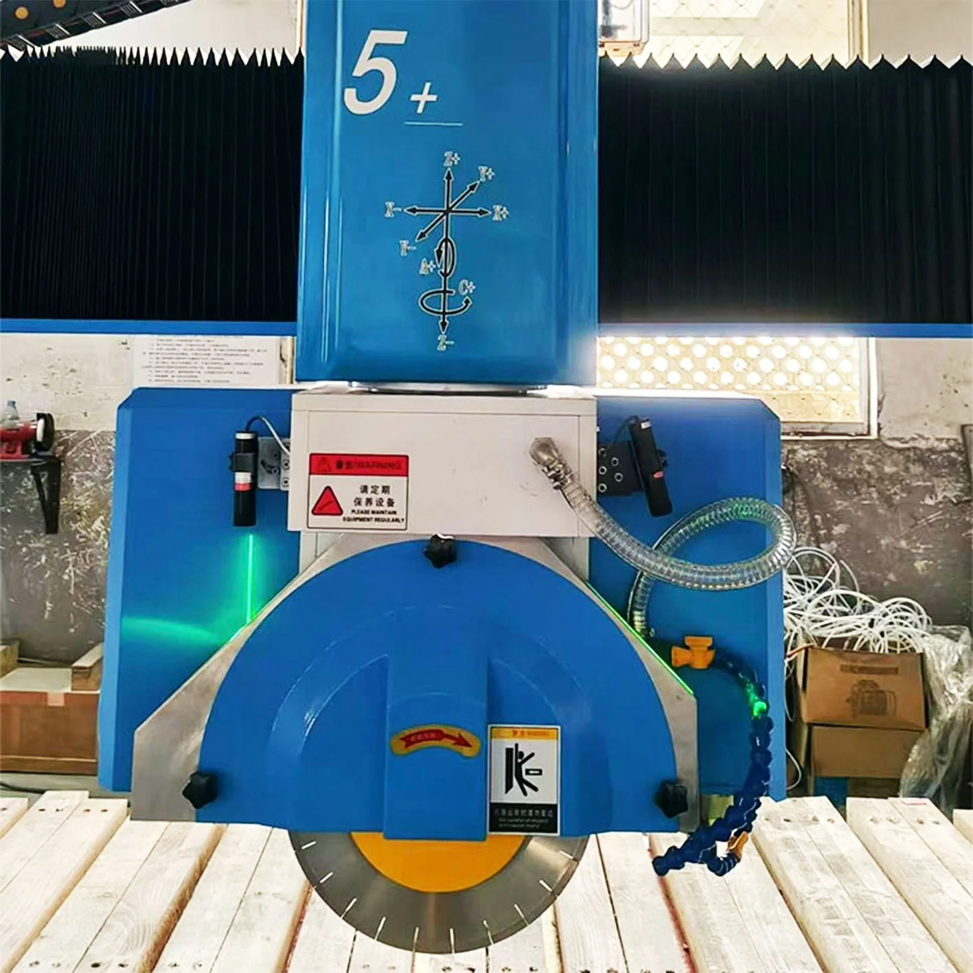 5 Axis 15kw Bridge Cutting Machine for Stone Customizable CNC Machine ...