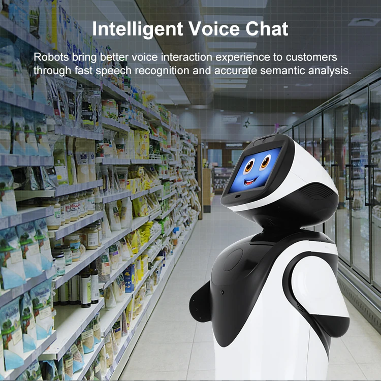 Reception Robot Voice Interaction Humanoid Intelligent Smart Welcome Robot