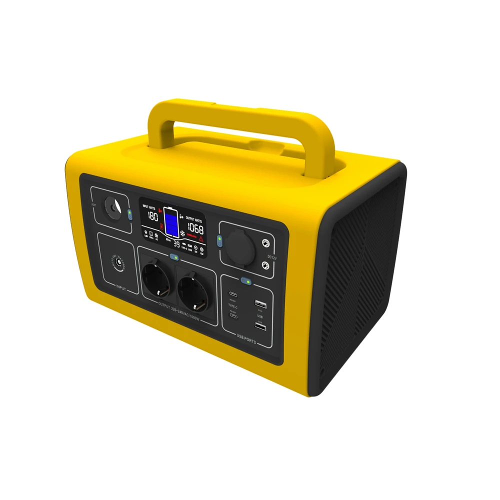 SUNOHOO Portable Power Station 1000W 768Wh Outdoor Solar Generator ...