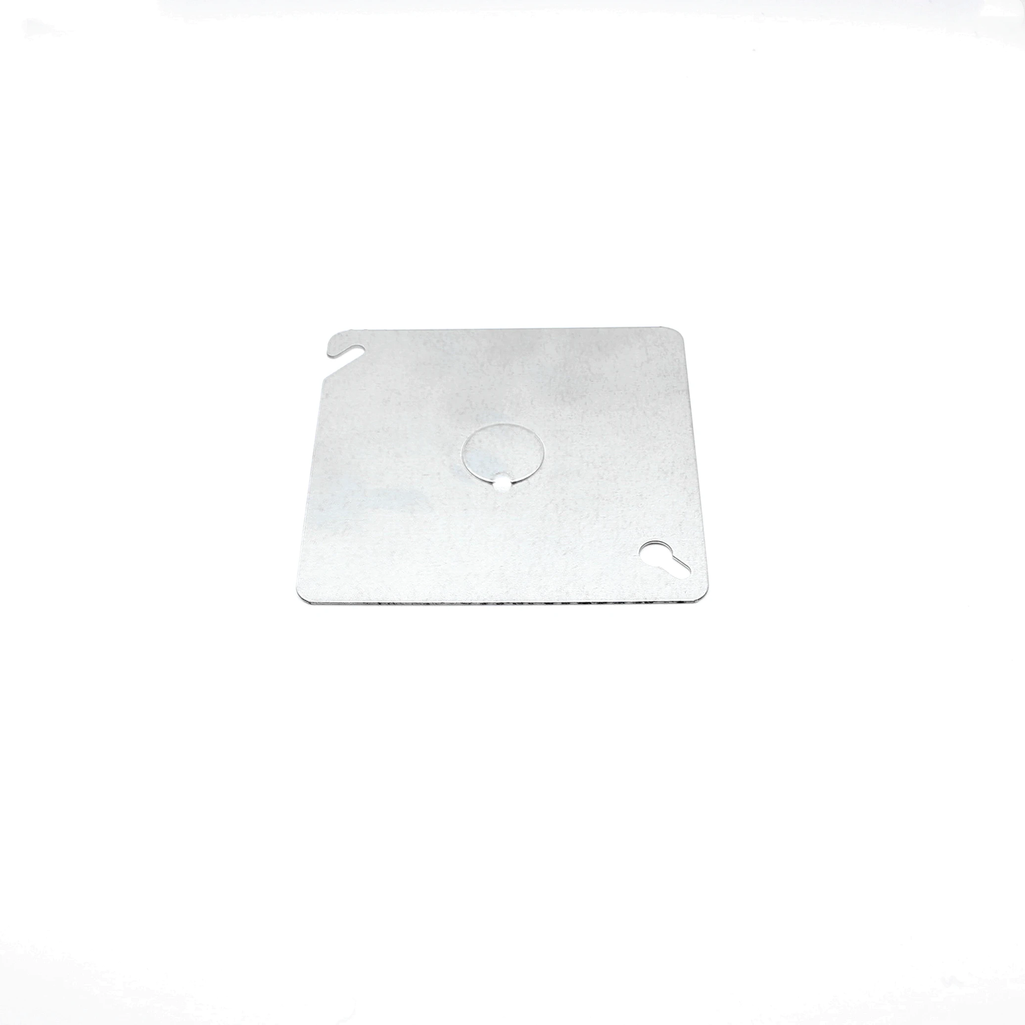 High Quality Electrical Steel Switch Box Cover Flat With 3/4" Knockout ...