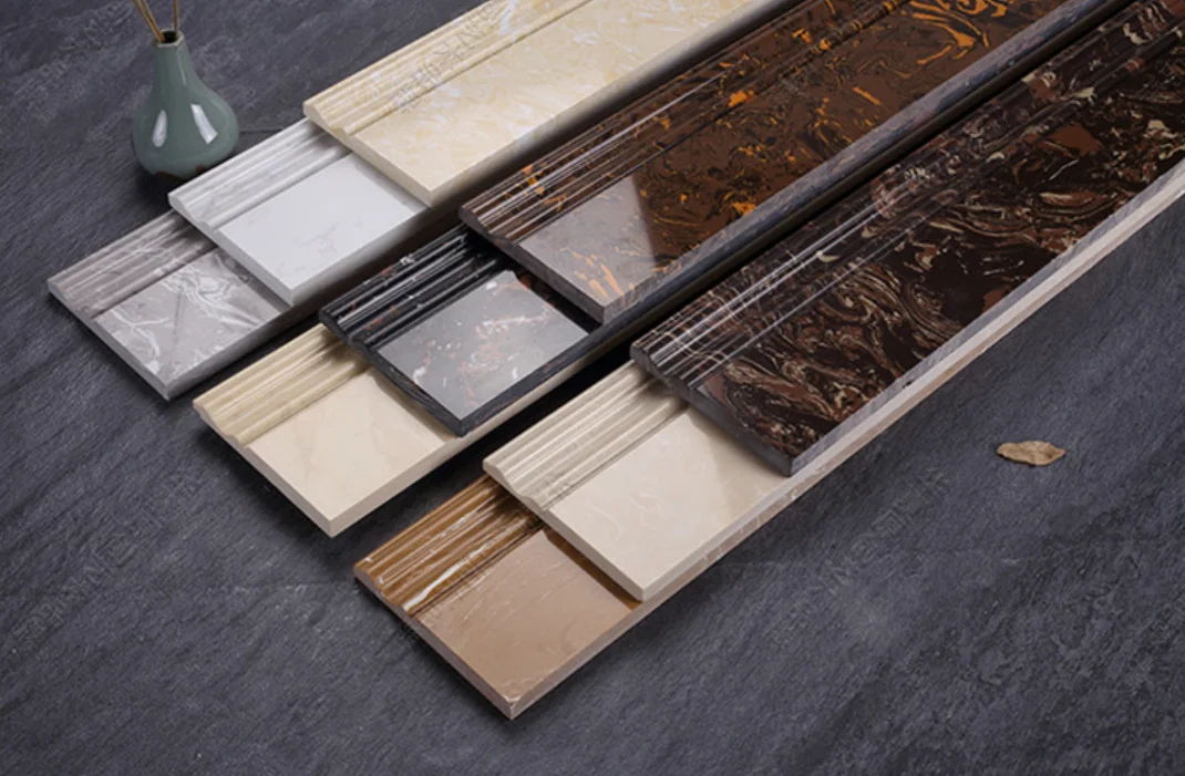 Porcelain Tile Borders - Elegant Glazed Floor Skirting