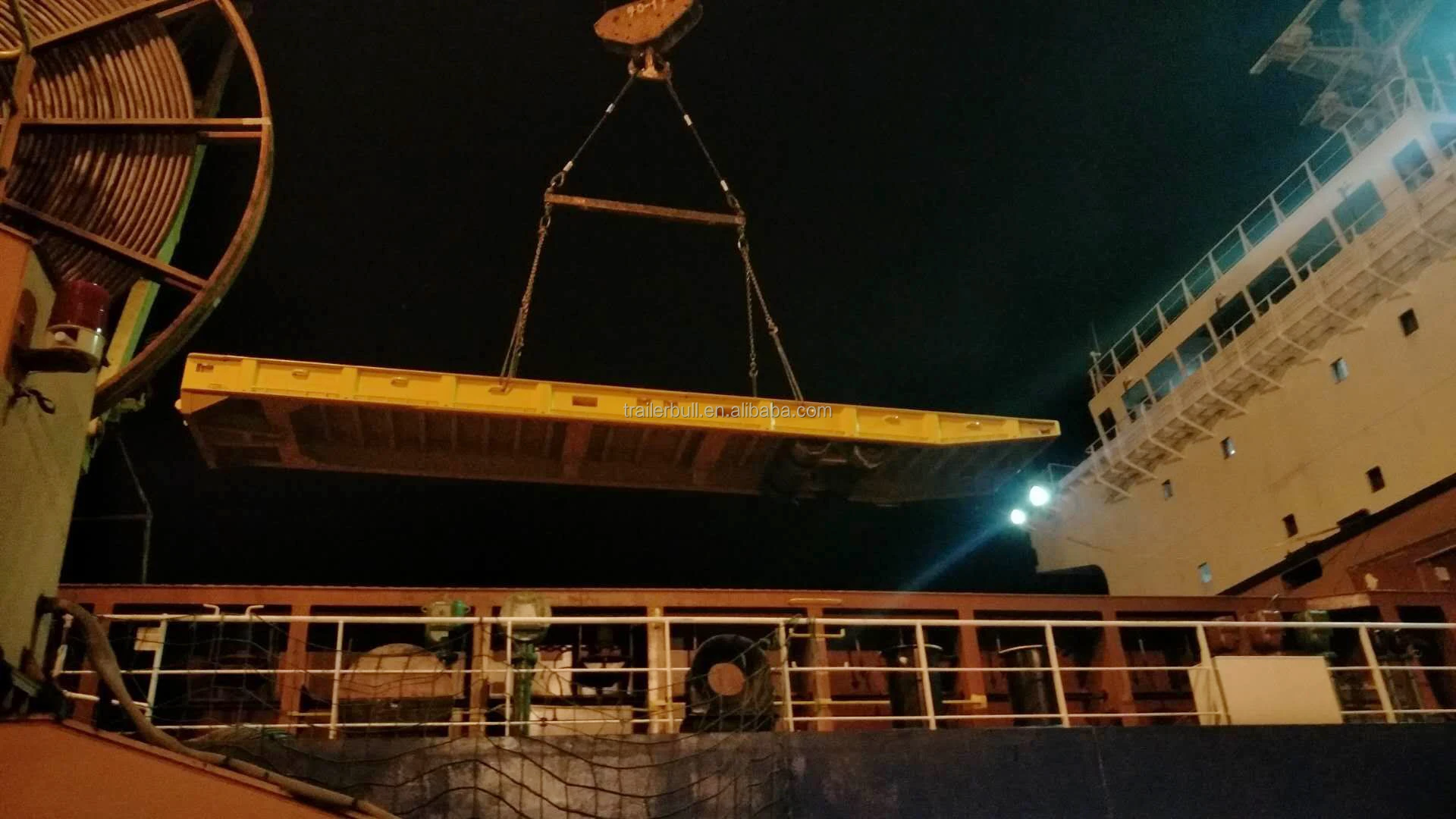 20ft 40 Ton Fixed Gooseneck Fgn Mafi Trailer Roll Trailer For Heavy ...