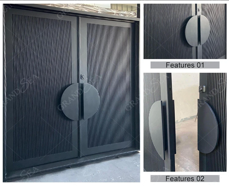 Custom Luxury Villa Modern Pivot Door - Secure & Stylish