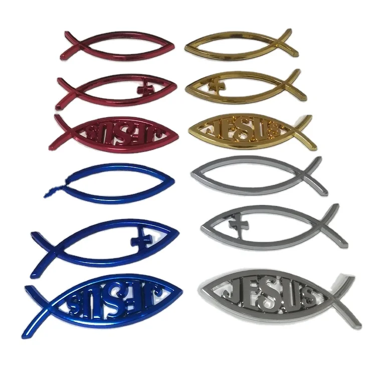 JESUS Car Badges and FISH Car Emblem and Jesus Car Stickers| Alibaba.com