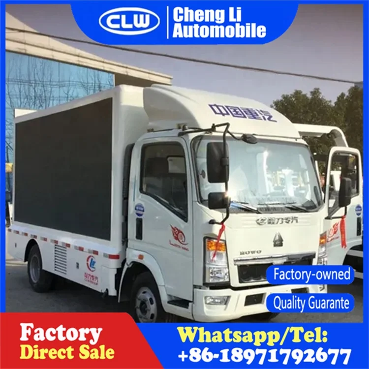 Howo Isuzu Led Display Truck 4x2 P3 P4 Digital Advertising Led Mobile ...
