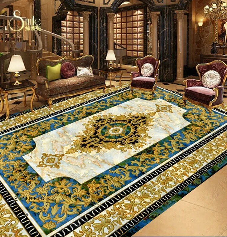 Customized 3d Silk Wallpaper For Ceiling Design & Roof Decoration - Odm