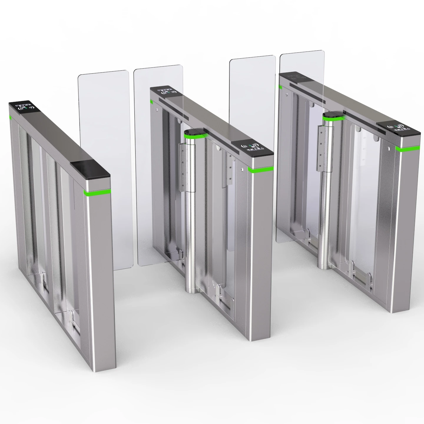 barcode scanner barrier gate flap turnstiles supermarket manual ...