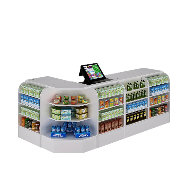 Alibaba.com: Modern Cashier Counter with Display Rack, Retail Candy ...