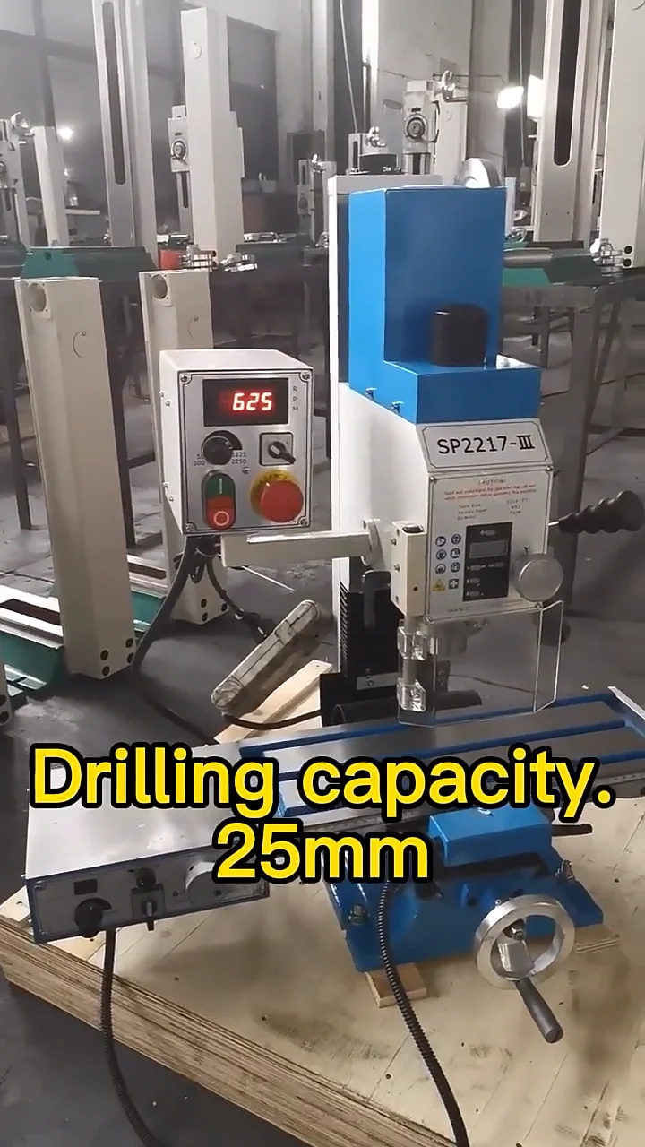 Sumore Hobby Manual Vertical Metal Bench Variable Speed Mill Top Mini ...