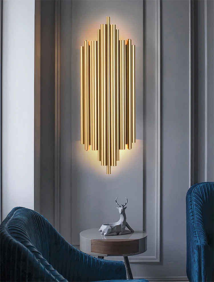 Interior Decorative Lighting Modern Luxury Gold Led Wall Lamp - Buy ...