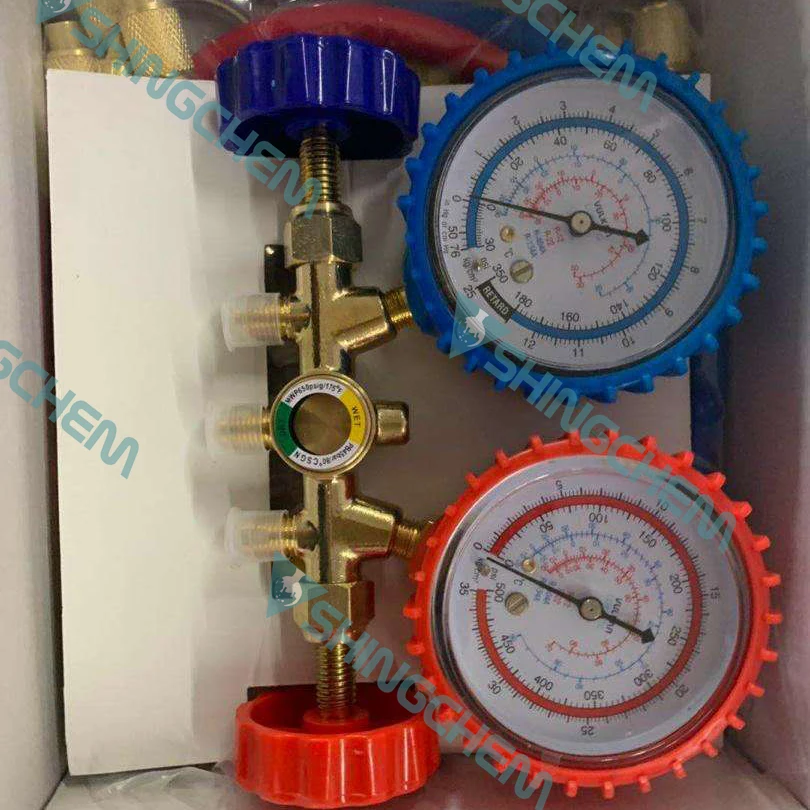 Factory Supply R134a Aluminum Manifold Gauge Set 536g Refrigerant ...