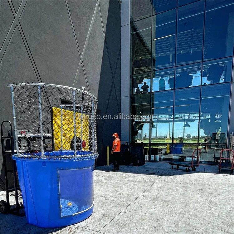 2024 Langko Cheap Price Portable Dunking Booth Easy Dunker Water Slide ...