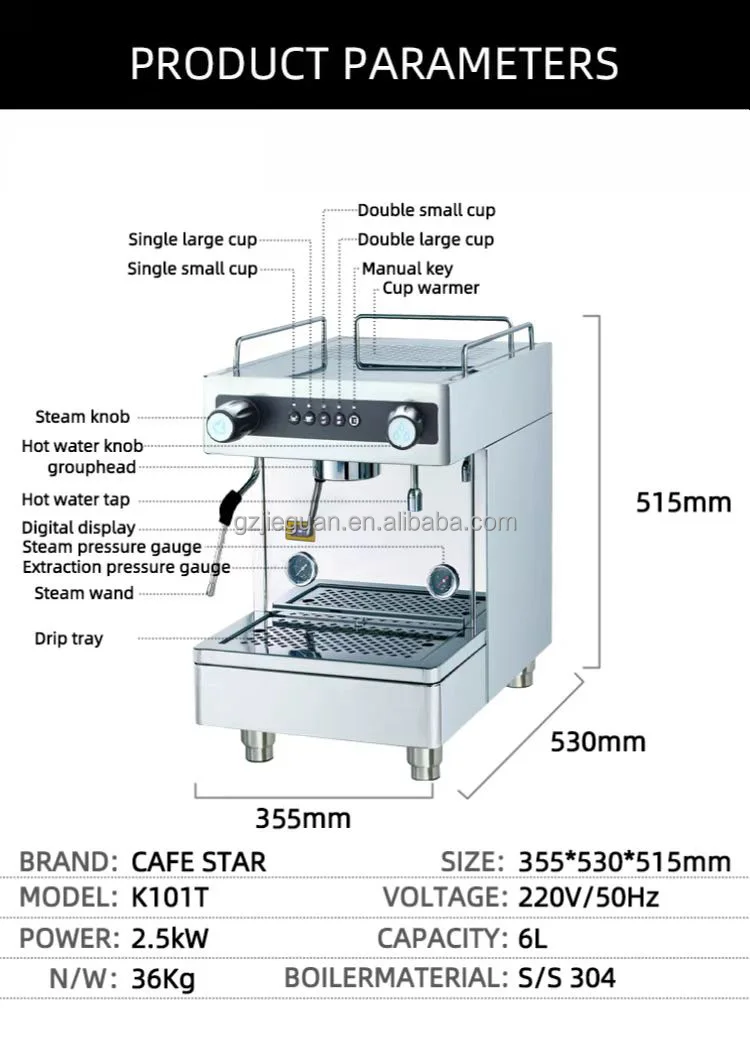 Italian Semi-automatic 2 Group Coffee Machines - Buy 2 Group Coffee ...
