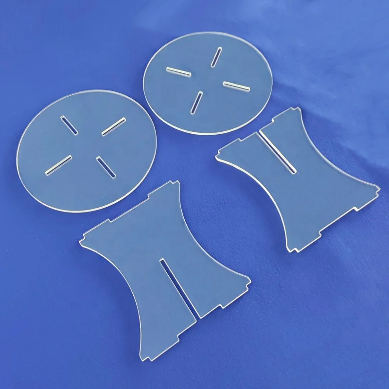 Detachable Clear Acrylic Cake Separators - Eco-friendly