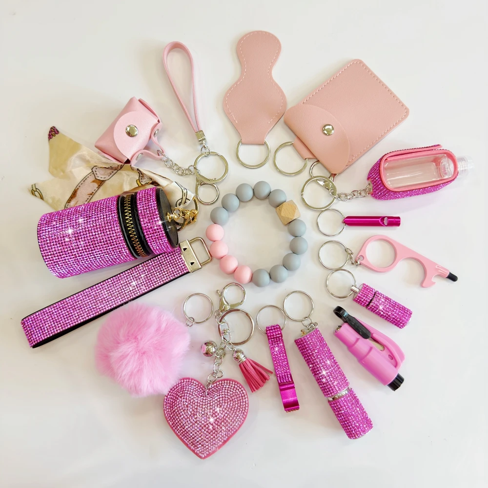 Rhinestone Keychain Custom - Self Defense & Promotional Gift