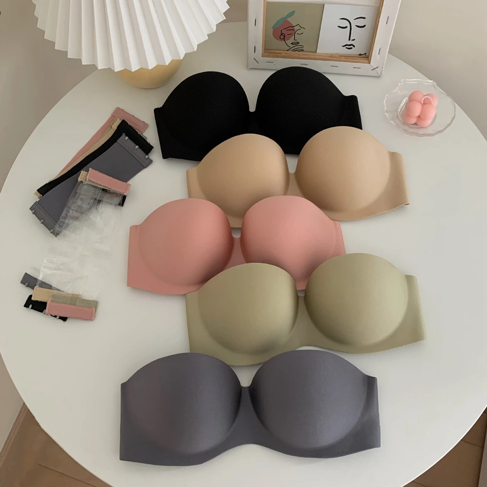 Sexy & Supportive Strapless Bra - Anti-Slip & Wireless