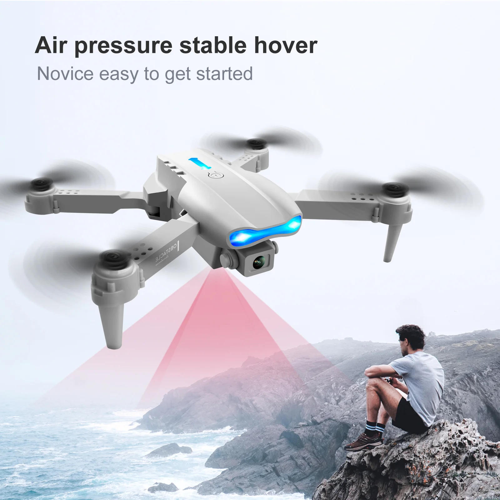 E99 Pro 2 K3 Professional RC Drones with 4K Dual Camera