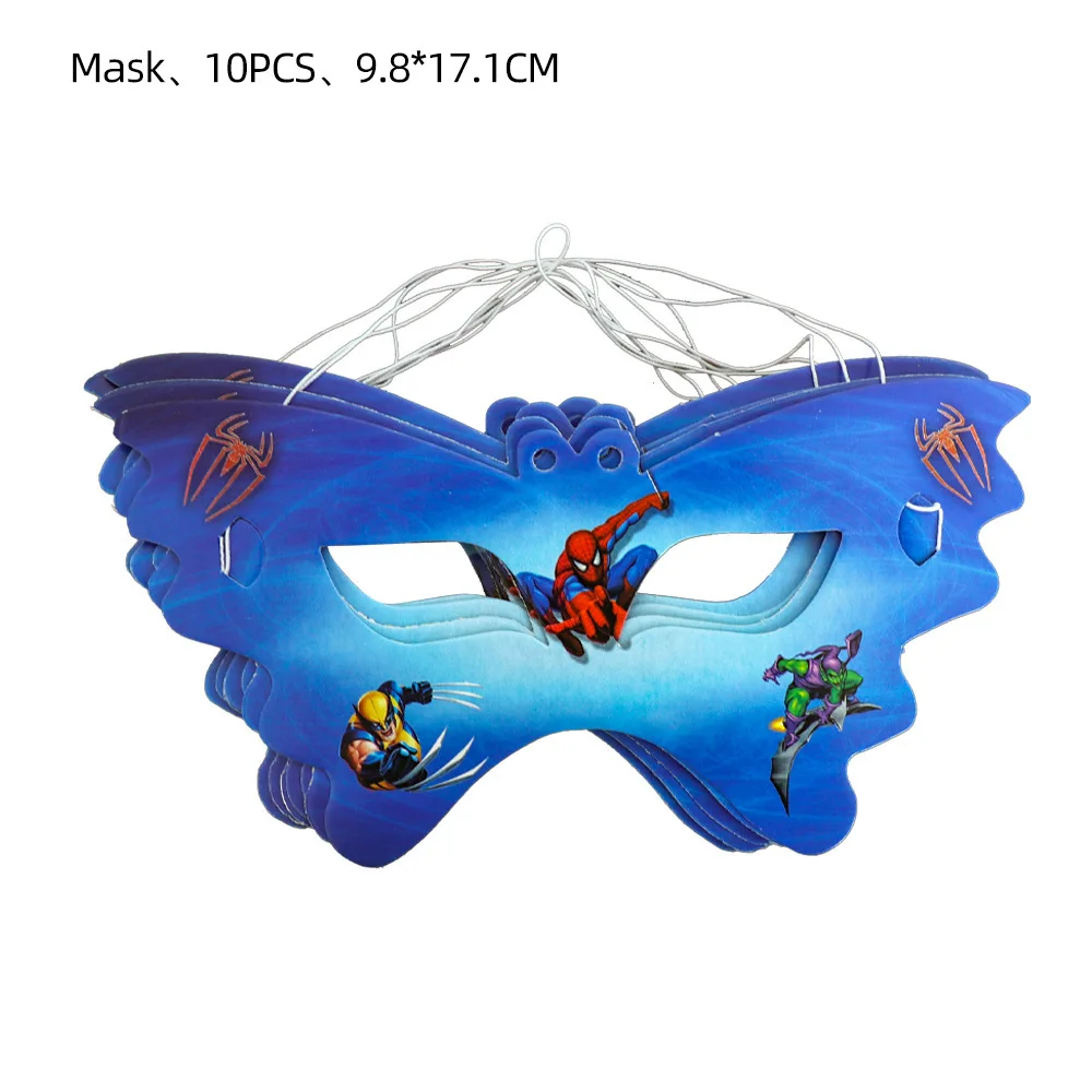 10 Pieces Happy Birthday Party Mask Kids Fun Decorations