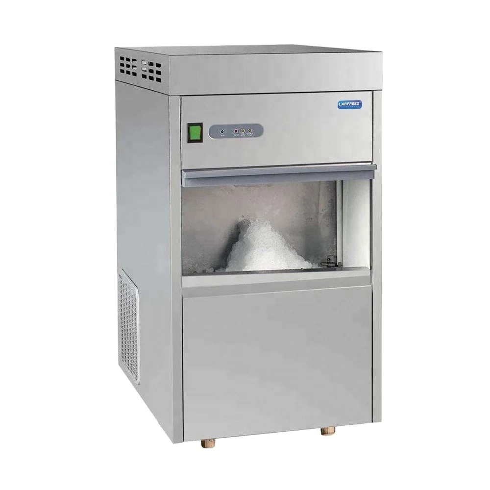 20kg ~500kg/day Laboratory Flake Ice Maker, Granulator snow ice making ...