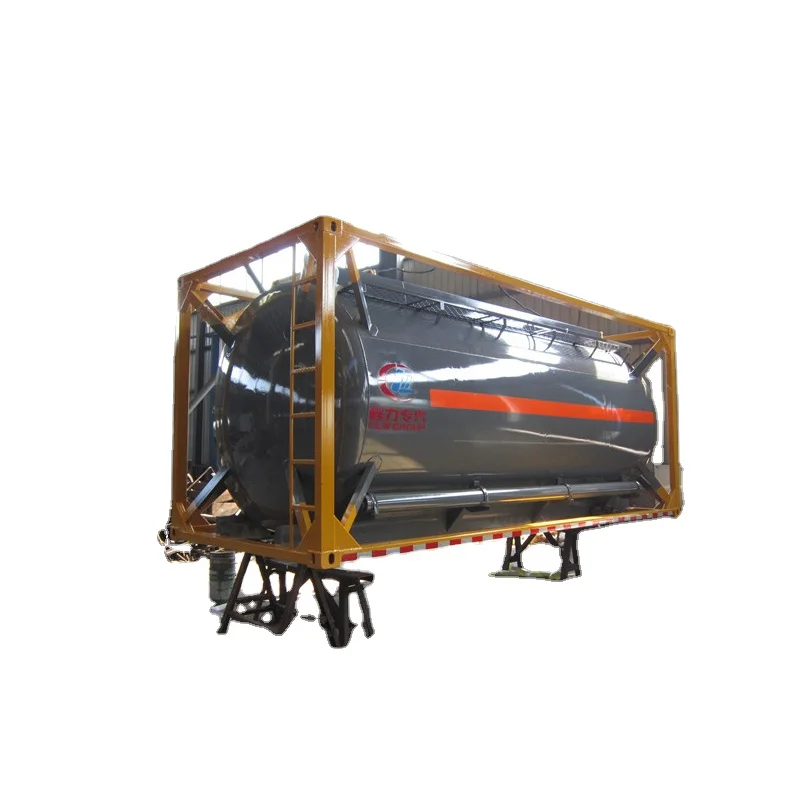 20ft Liquid Chemical Iso Tanker Container Methanol Caustic Soda Tank ...