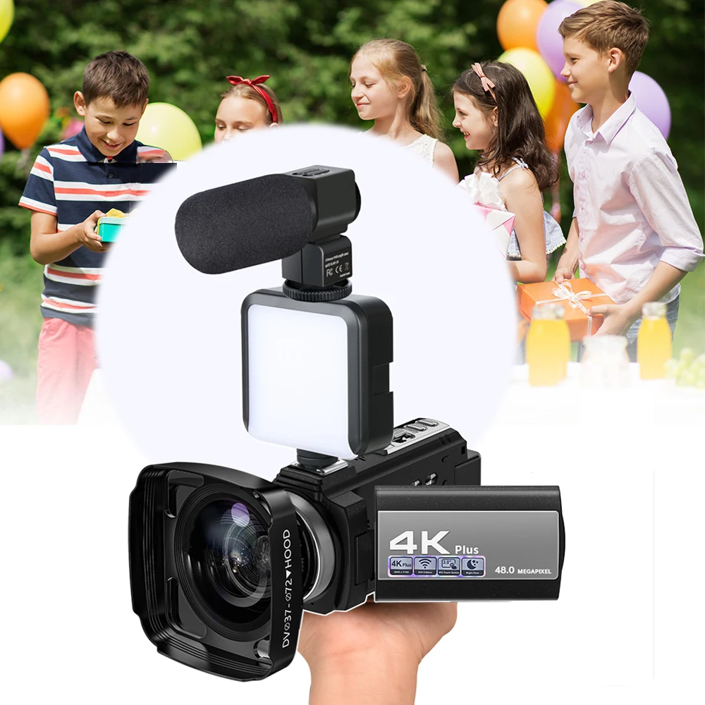 Sonida 4K Video Camera Recorder - 60FPS, 16X Digital Zoom, NightShot ...