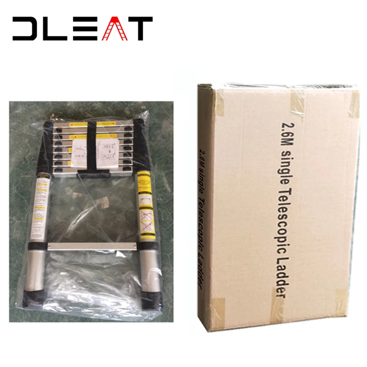 2.6m European Standard Aluminum Telescopic Steps Ladder With Affordable ...