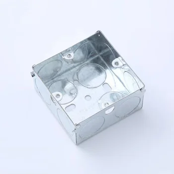 Galvanized Steel Box Fire Rated Gi Metal Back Box Electrical Metal ...
