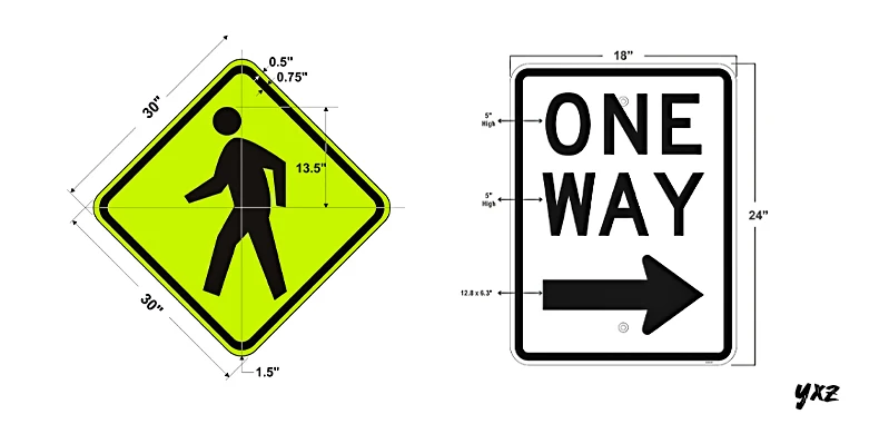 High Visibility Traffic Signs - Enhance Road Safety