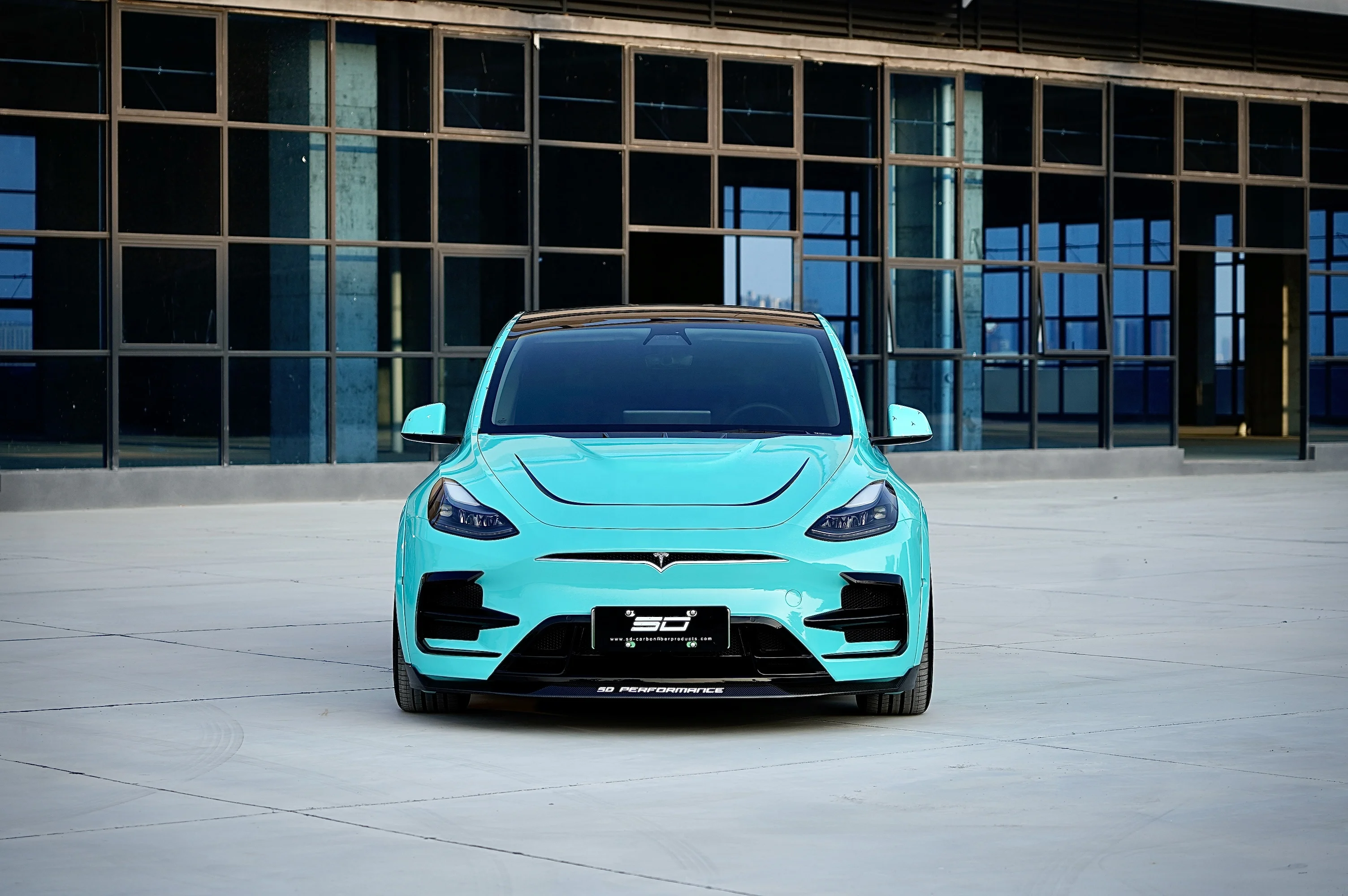 Tesla Model Y Body Kit Upgrade - Carbon Fiber Enhancements