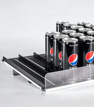 Cooler Beverage Glides Display System Flexible Gravity Feed Roller ...