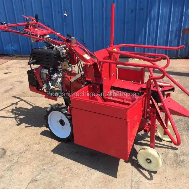 Mini Corn Combine Harvester Machine - 1 Row, 500mm Cutting Width, Oem