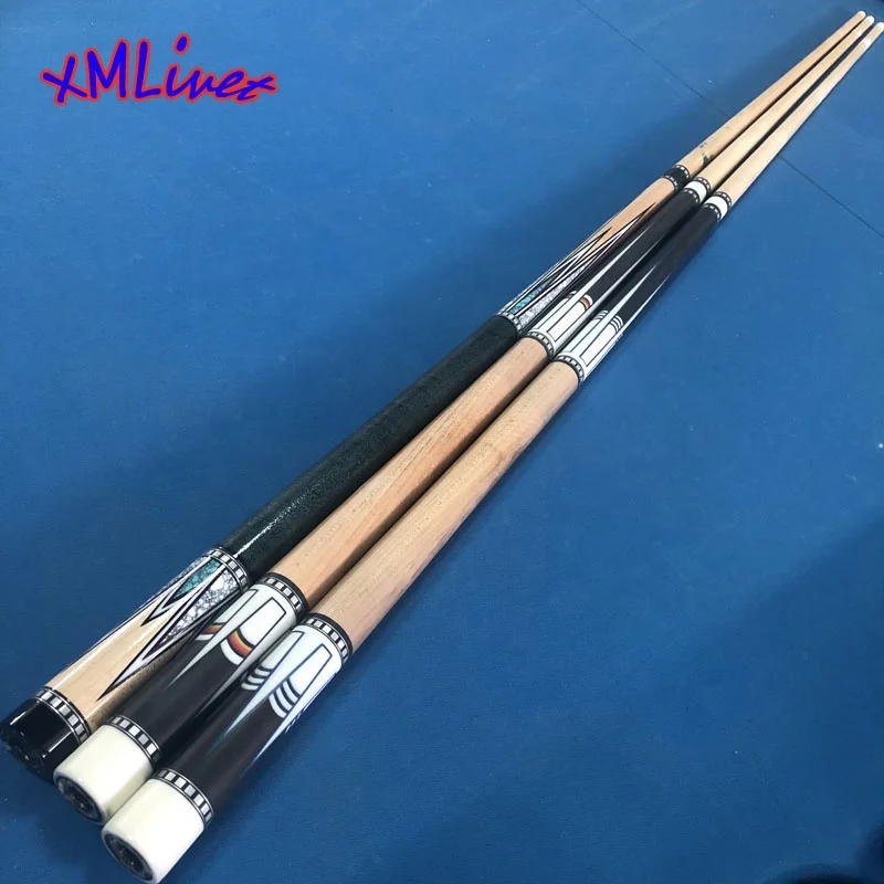 Xmlivet Hotsale handmade inlay design Billiards Pool Cue Stick 1/2 ...