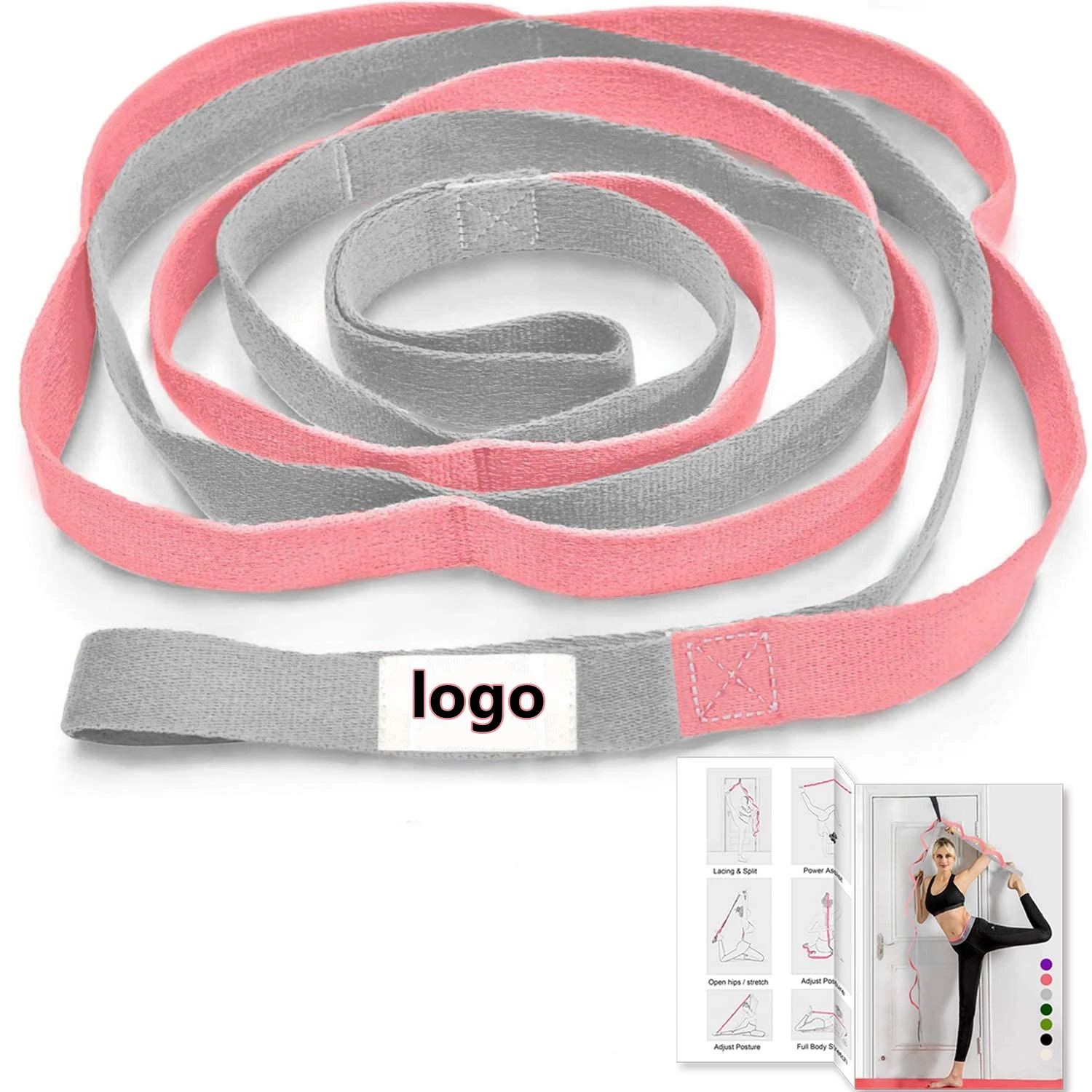 Physical Therapy 12 Loops,10 Loops Yoga Strap Yoga Exercise Strap for ...
