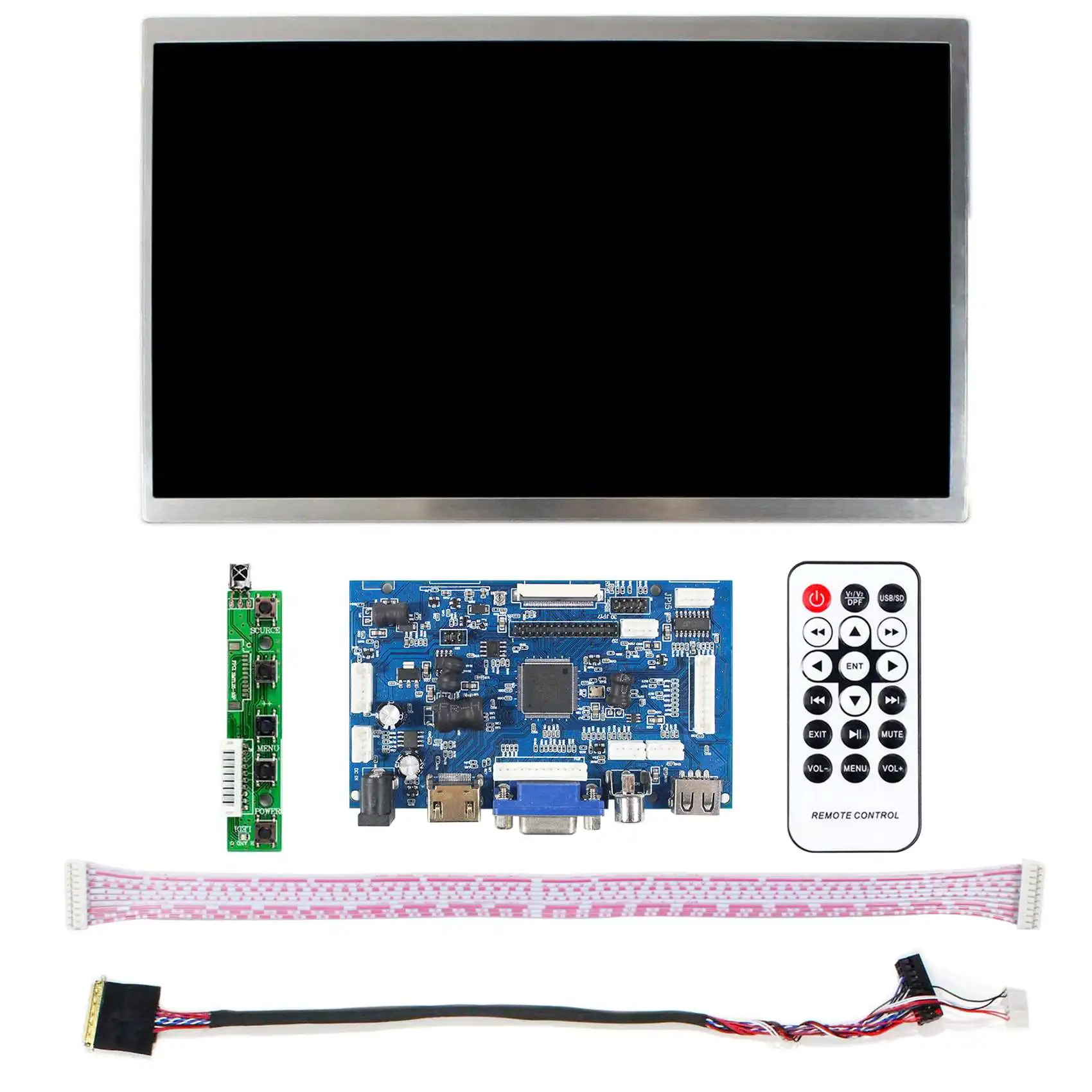 40 Pin Lcd Controller Board Vga And Hd Mi 2av Usb Playback Lcd Display ...