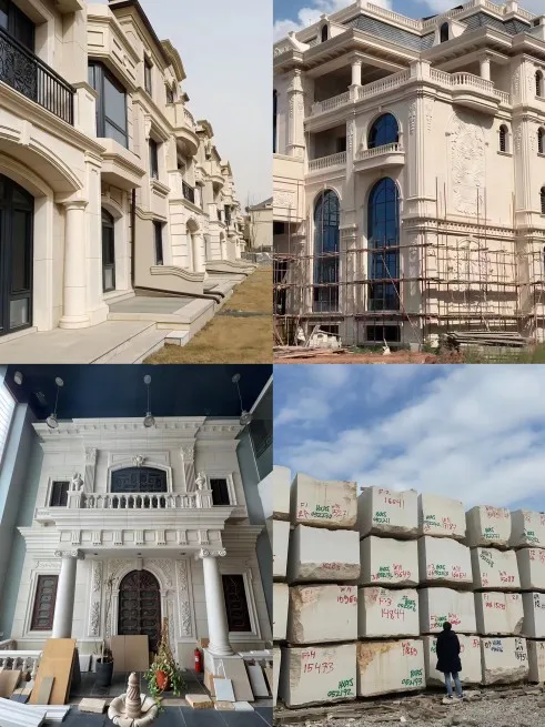 Bulgaria Beige Limestone Vratza Limestone Honed With Grooves For Wall ...