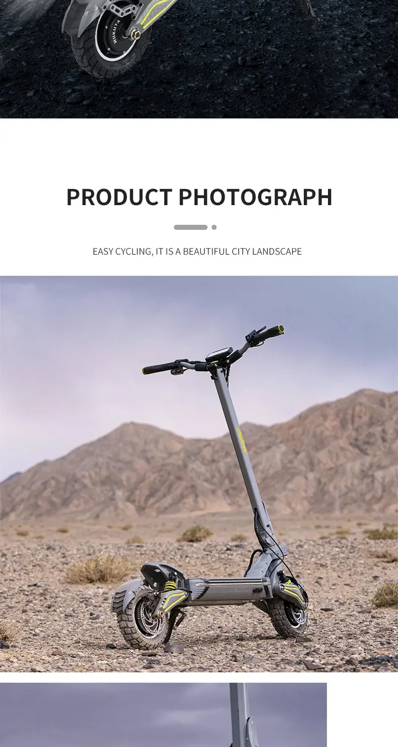 Mukuta 10 Plus Electric Scooter - 2800W off Road Performance