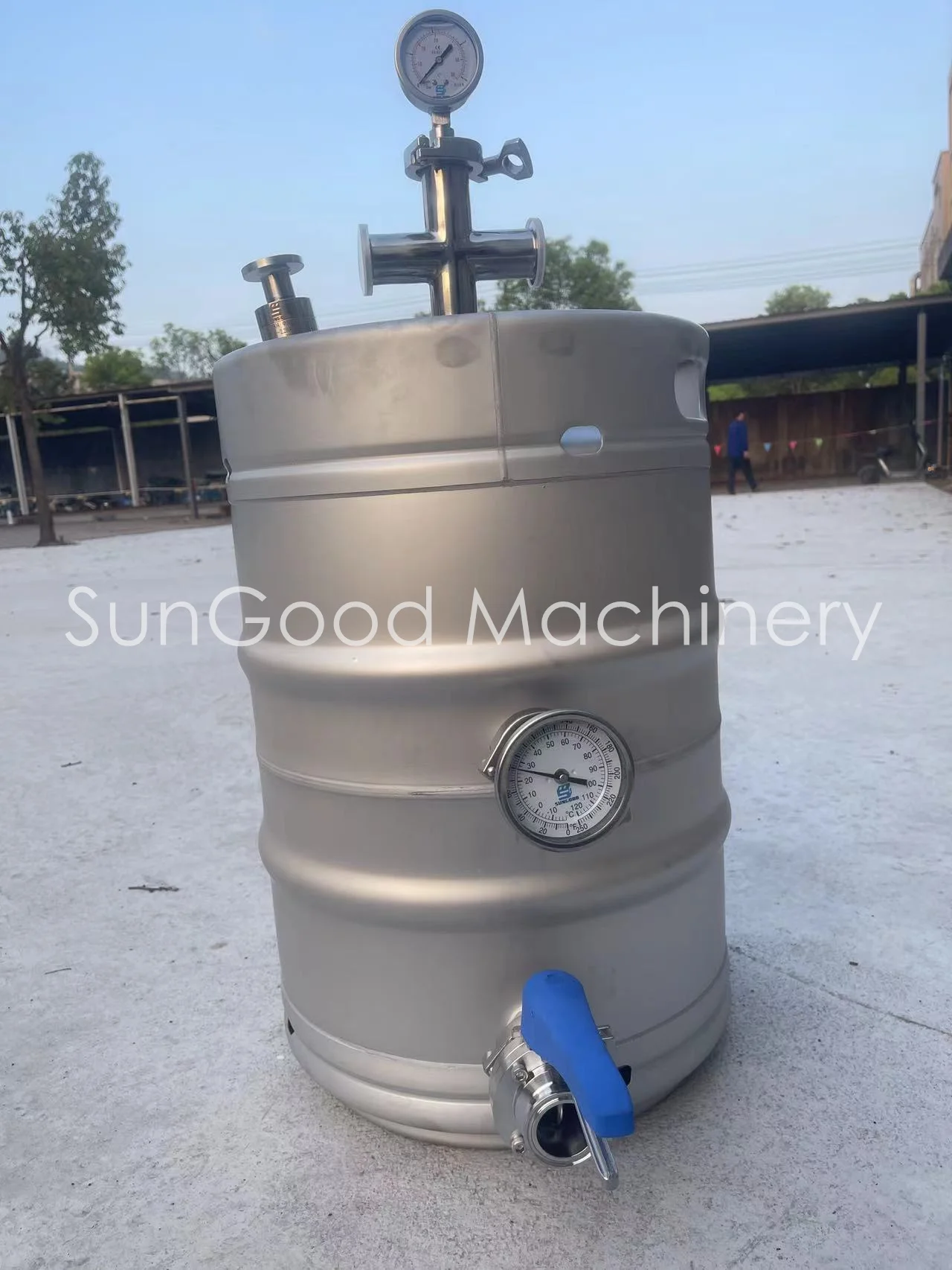 100L Yeast Propagation Keg - Efficient Beer Fermentation