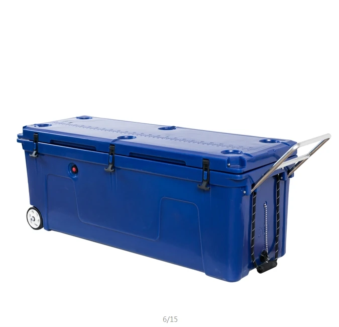 TOLLEE 200L Insulated Plastic Cooler Box Big Enough for Camping with ...