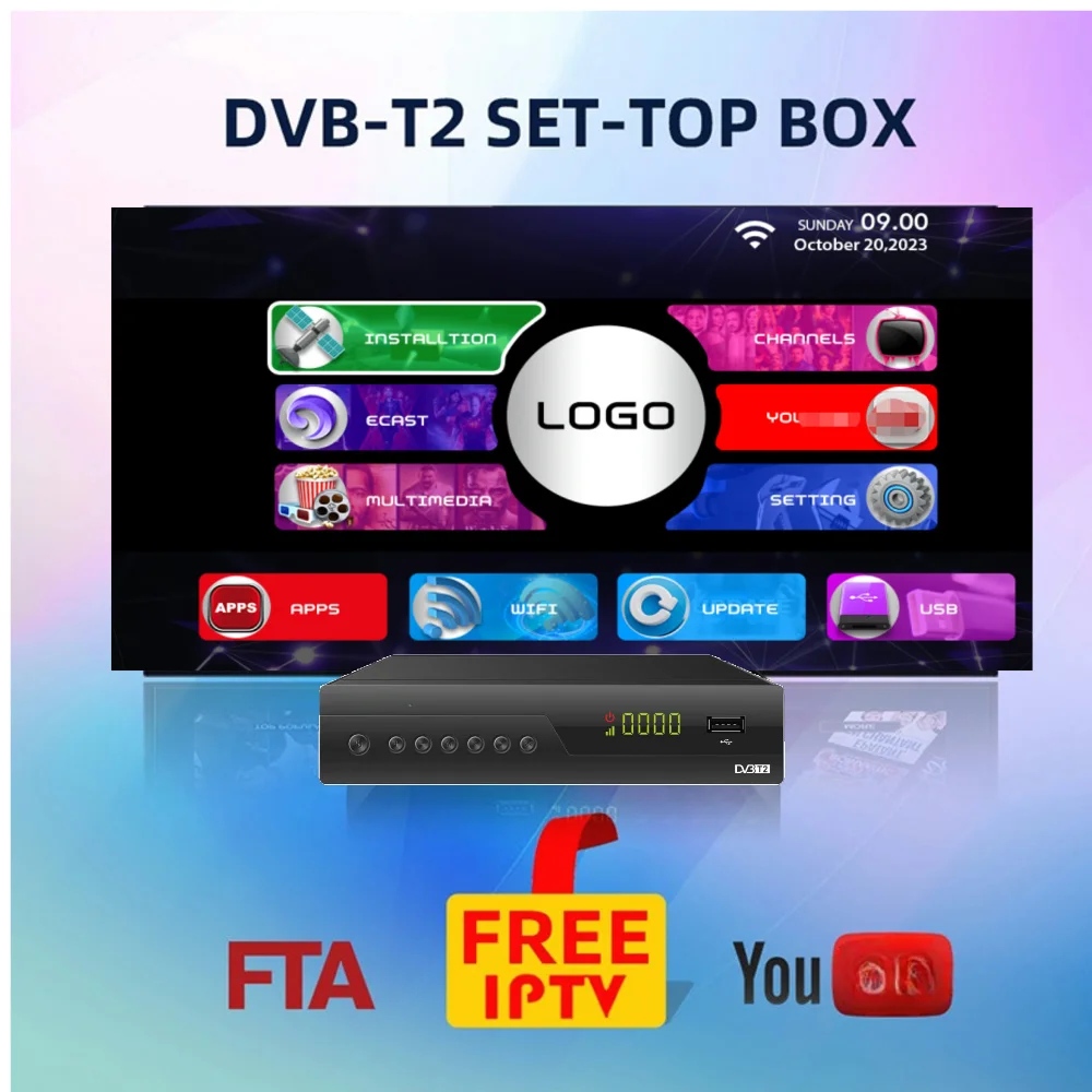 Tdt Receptor Dvb-t2 Digital Tv Terrestrial Receiver 2024 Full Hd 1080p ...
