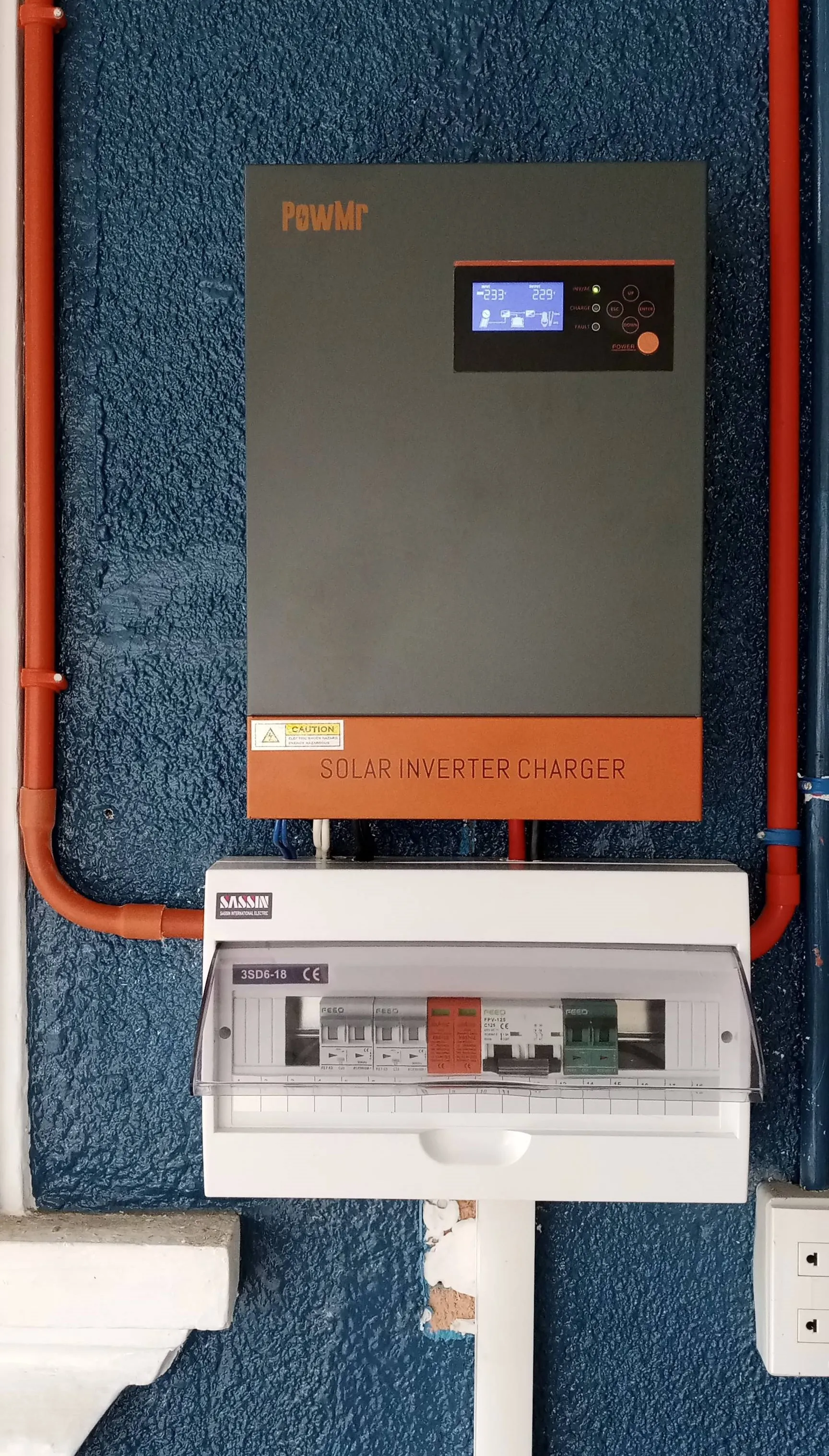 Solar Inverter 5kw 10kw Hybrid 4kw Powmr Soler Home System Off Grid 3kw ...