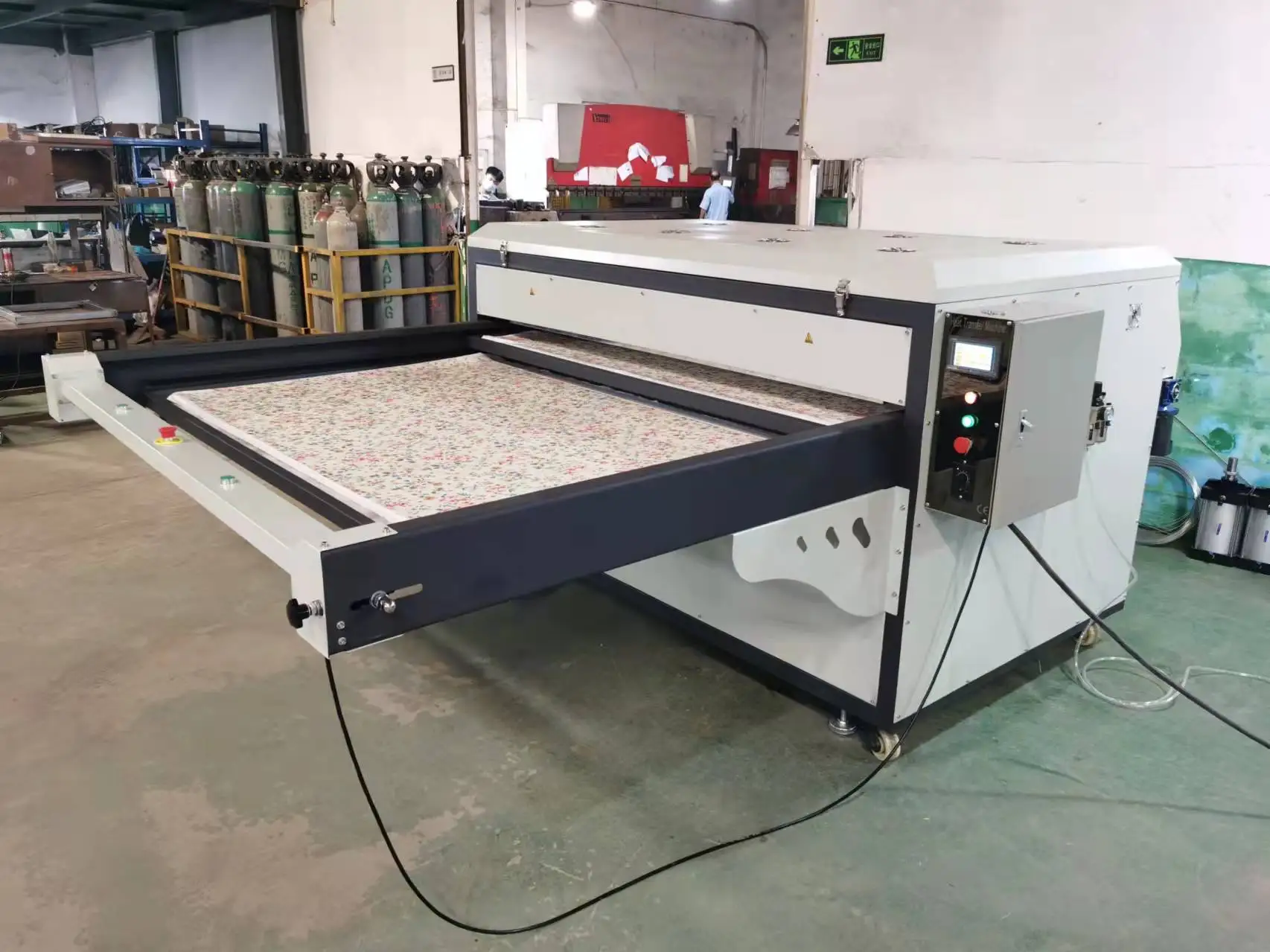 1 Side 1 Station Large Format Heat Press for Garment Transfer