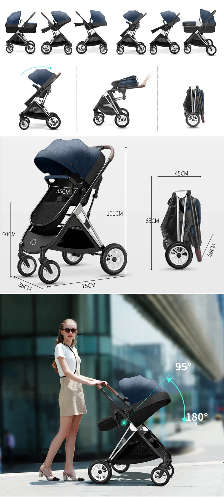 China Manufacturer Wholesale Cheap Price 3 In 1 Baby Commercial ...