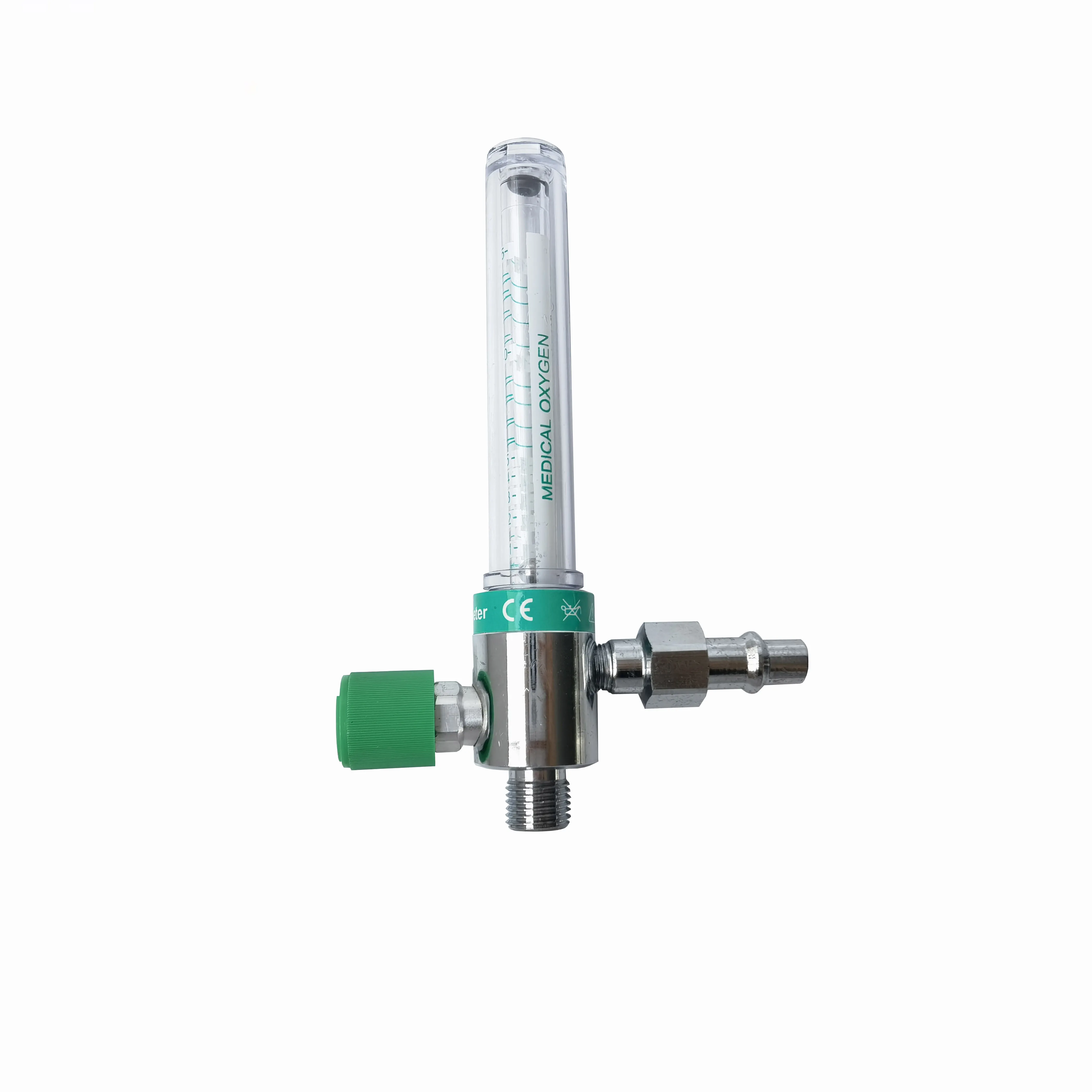 Flow 0-15l Medical Oxygen Flowmeter For Hospital Oxygen Wall Outlet ...