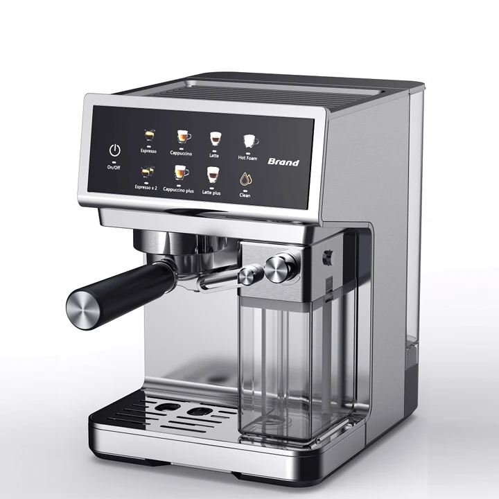 1.6L Electric Power Espresso Coffee Machine 1300W 20Bar Digital Touch ...