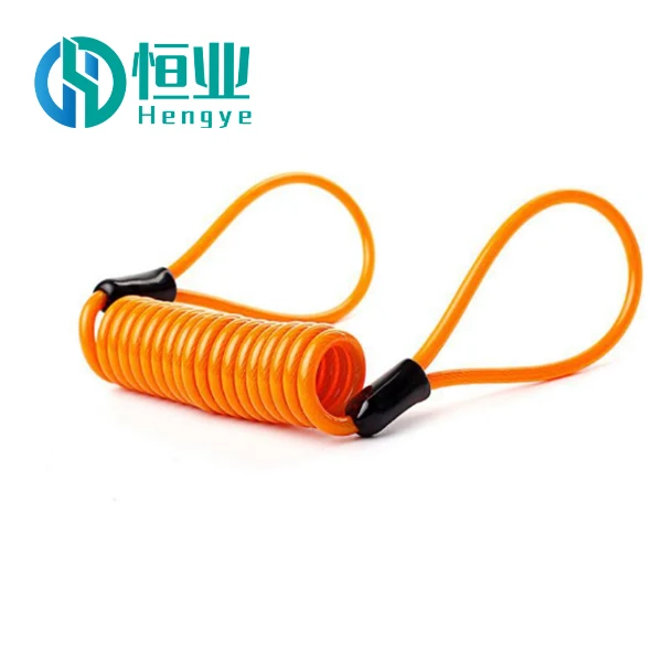 Multi-color Motorcycle Helmet Lock Anti-theft Wire Rope/spring Disc ...