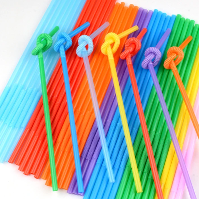 Wholesale Disposable PP Plastic Straws for Parties - 190mm-260mm Bent ...