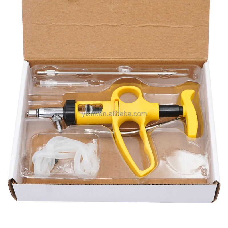 Veterinary Vaccine Injector Syringe - Animal Medicine Gun