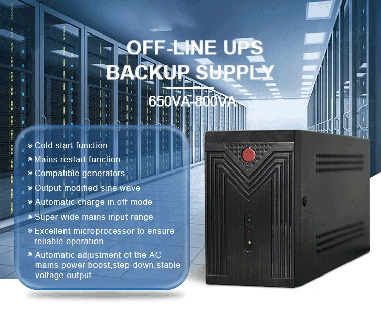 1200va 720w 50hz Ups Uninterruptible Power Supply 12v Offline Ups For ...